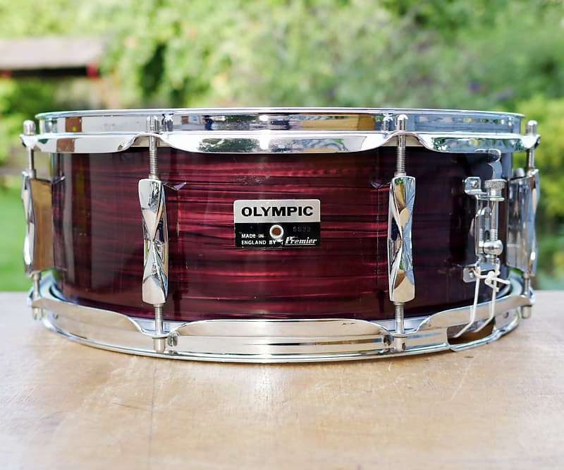 Premier Olympic 3-ply Mahogany 14" x 5,5" "1008" Snare Drum | Reverb