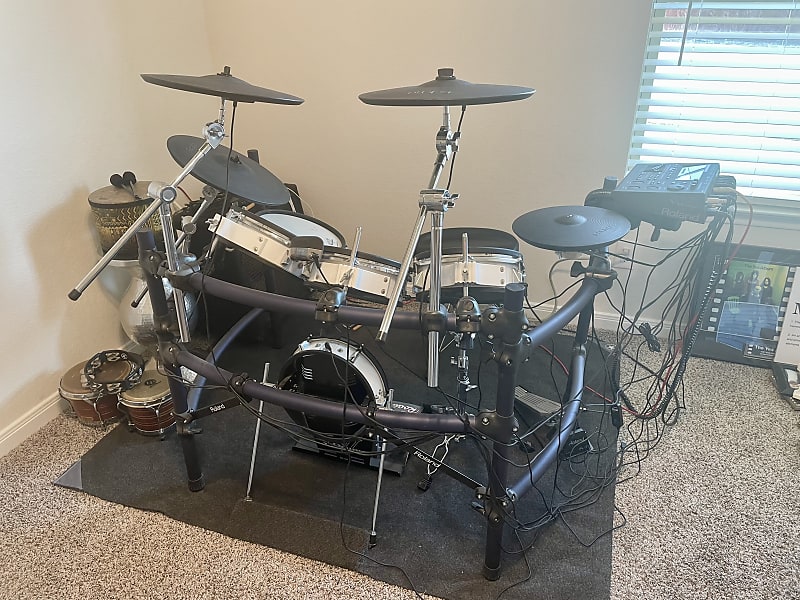 Roland V-Pro TD-10 Expanded Drum set - White | Reverb