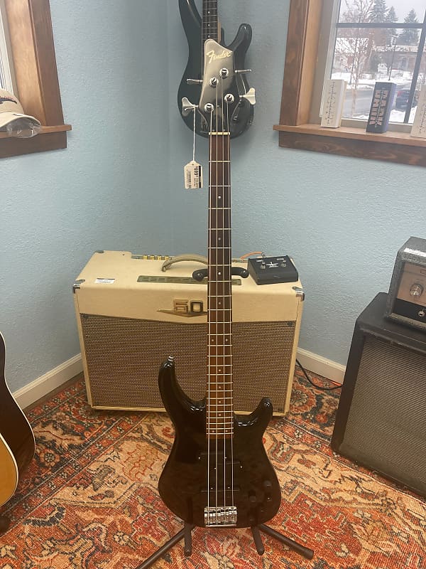 Fender Dimension Bass IV Black MIM 2004 | Reverb
