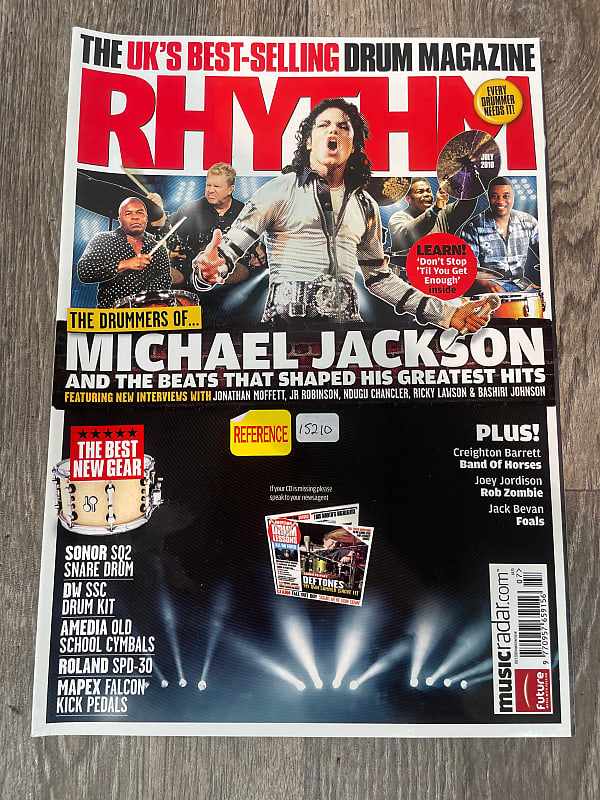 Rhythm Drum Magazine: Drummers of Michael Jackson / Issue 178 | Reverb