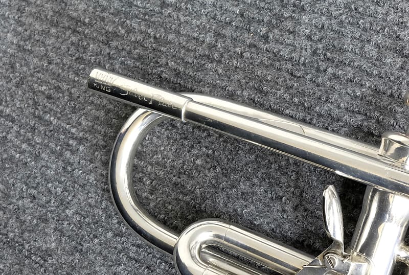 King "Classic" Silver Flair Bb Trumpet with 1st Slide Trigger | Reverb