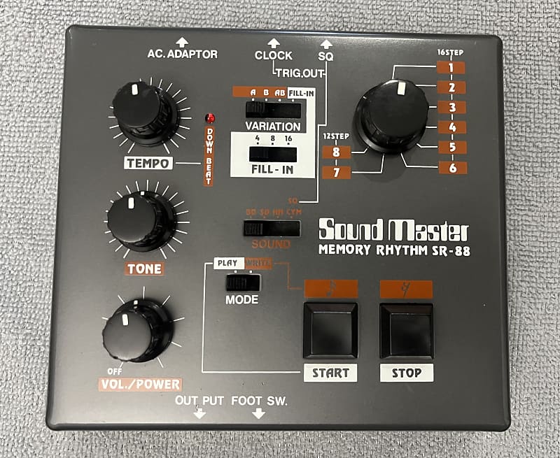 Sound Master Memory Rhythm SR-88 1982 - Grey | Reverb