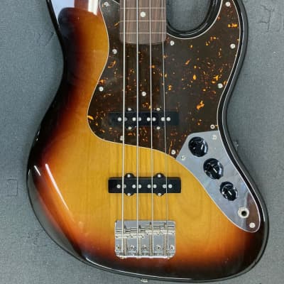 Made in Japan Fujigen Black Jazz Bass w/ Fender Custom Shop | Reverb