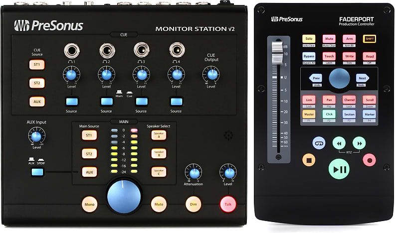 PreSonus Monitor Station V2 Desktop Monitor Controller Bundle | Reverb