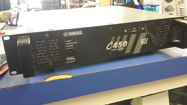 Yamaha C450 stereo 1440 Watt power amplifier | Reverb