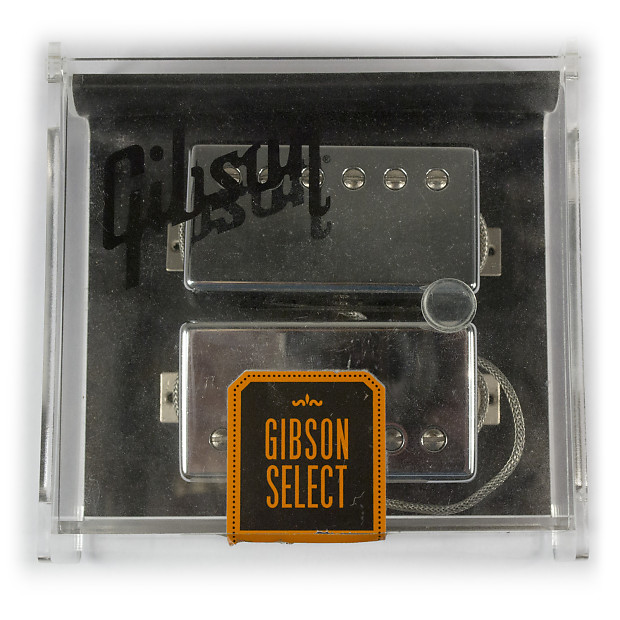 Gibson "Pro" Lead & Rhythm Pickup Set (Nickel Cover) | Reverb
