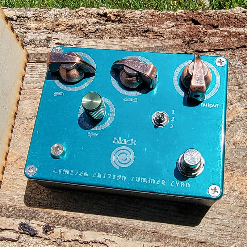 Spiral Electric FX Black Fuzz - Limited Edition Summer Cyan | Reverb