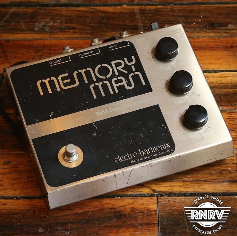 Vintage 1970’s Electro-Harmonix Memory man Aluminum and | Reverb