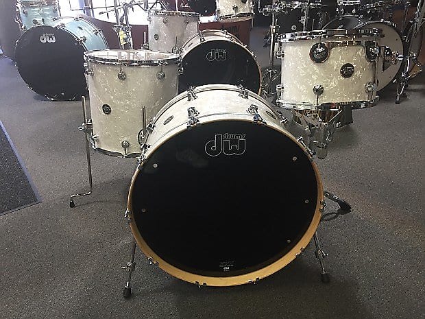DW Performance Series Drum Set 13-16-24 in White Marine Pearl | Reverb