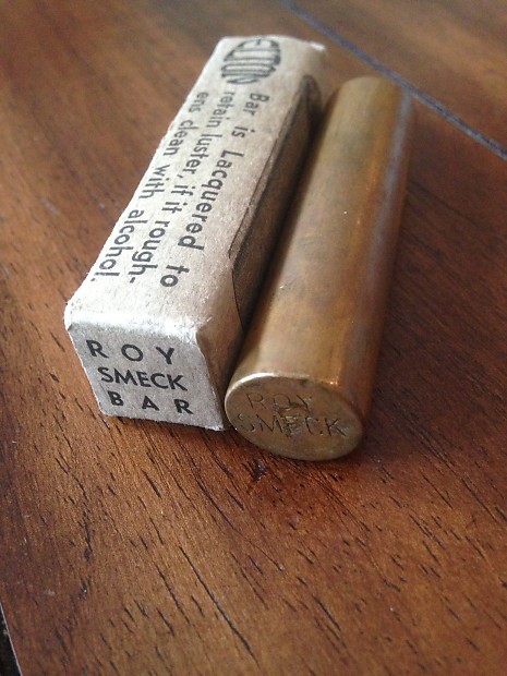 Elton Roy Smeck Tone Bar Slide steel guitar - Solid Brass | Reverb