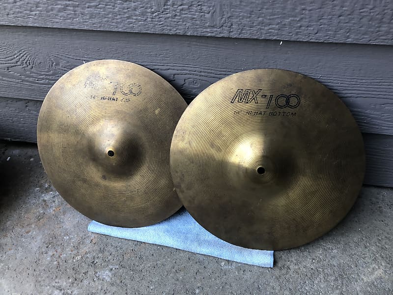 CB Percussion MX - 100 14" Hi Hat Cymbals Really Nice Pretty | Reverb