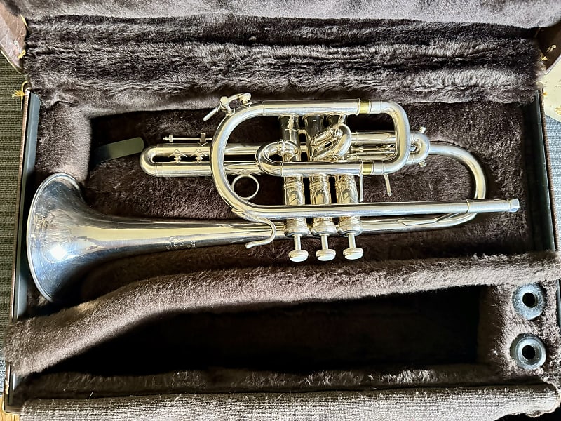 Bach Stradivarius Model 25 Cornet - Silver | Reverb