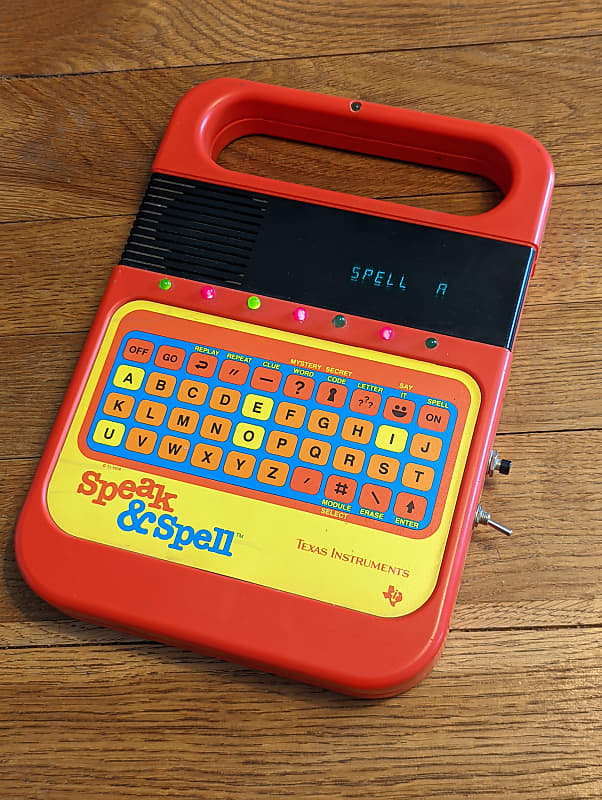 1980 Texas Instruments Speak & Spell MODIFIED | Reverb