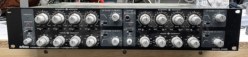 Orban 642B Dual-Channel 4-Band Parametric Equalizer 1980s - | Reverb