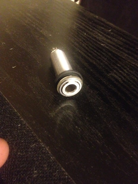 Ibanez Barrel Guitar Output jack from S body Guitar Silver | Reverb UK