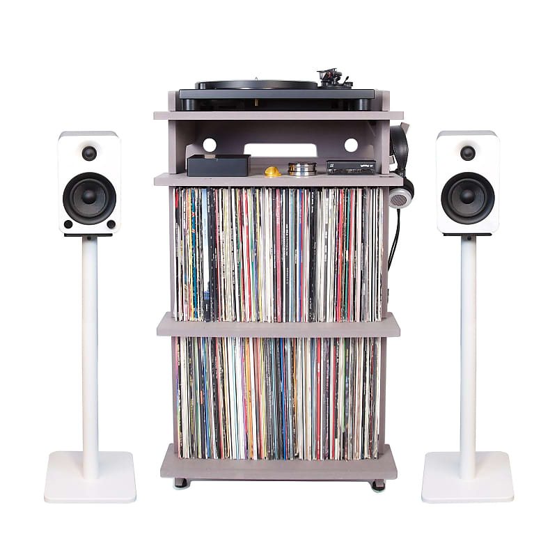 Line Phono: Turntable Stand / 26" Kanto Speaker Stands / | Reverb