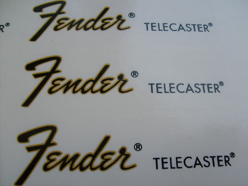 Telecaster Neck Telecaster Decal for restoration guitar. | Reverb UK