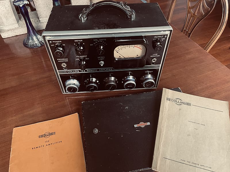 Original Rare Collins 12z Mic Pre 1940s Microphone Preamp RCA | Reverb