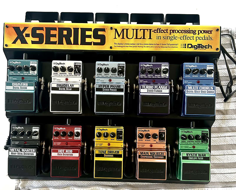 DigiTech X Series Dealer Display Board w/ 10 Effects.-VERY | Reverb