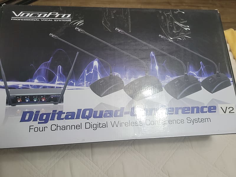 VocoPro 4 Wireless Microphone System, XLR, Black, | Reverb