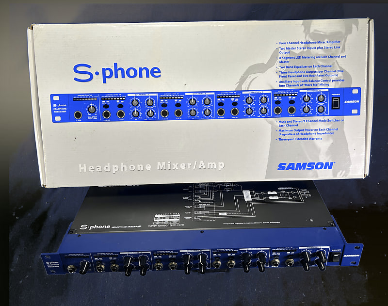 Samson S-Phone Headphone amp/distribution (New-Open Box) | Reverb