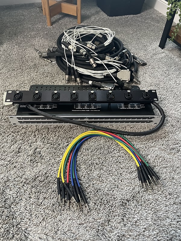 Redco DB25 96pt TT Patchbay FULL SET | 2020 - Silver | Reverb