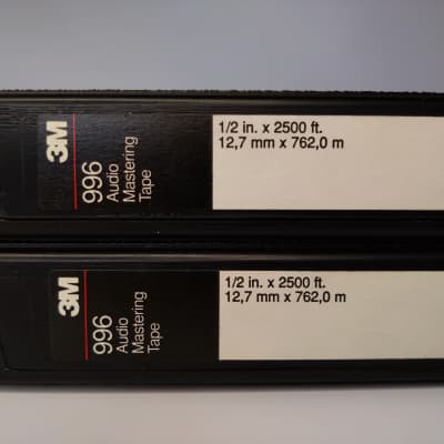 3M 996 Unused Audio Mastering Tape 1/2in. × 2500ft - Gold | Reverb