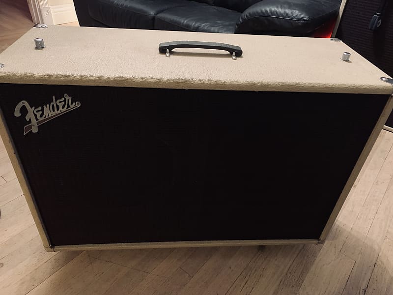 Fender 2 x 12 Speaker Cabinet - Supersonic 212 Blonde | Reverb