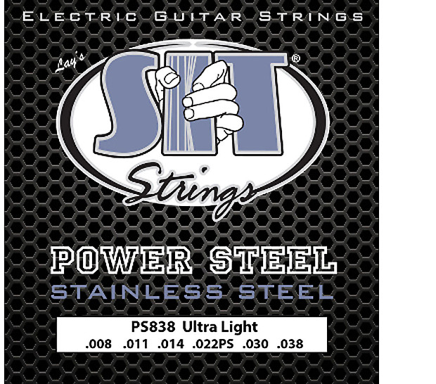 SIT PS838 Power Steel Stainless Electric Guitar Strings Ultra | Reverb