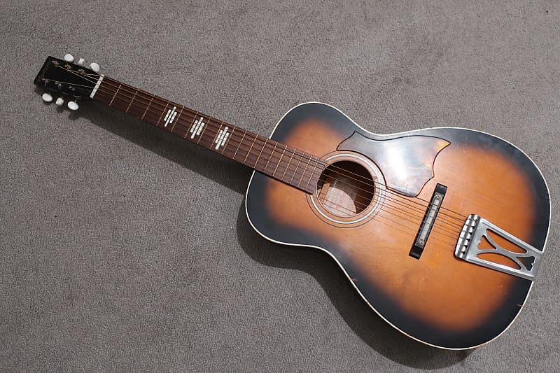 Vintage 1950s LEFTY! Harmony Stella Parlor Acoustic Guitar | Reverb