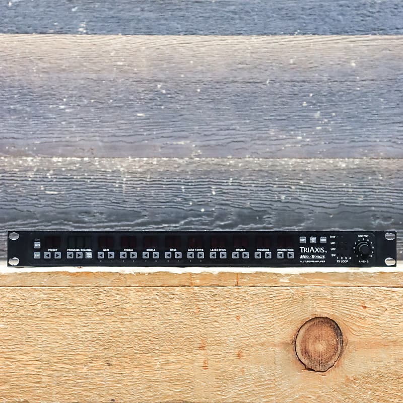 Mesa Boogie TriAxis Preamp 5 x 12AX7 Eight Modes Programmable | Reverb