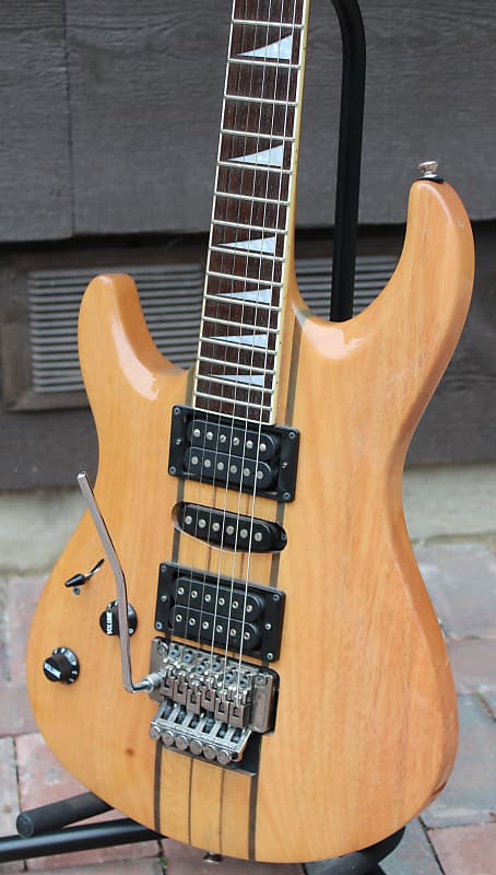 Douglas Super Strat, Floyd Rose, Left Handed 2000's - Natural | Reverb