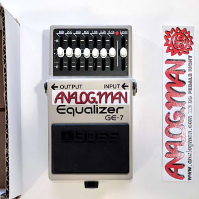Analogman Boss GE-7 Equalizer with Mod | Reverb Analogman Boss GE-7 Equalizer with Mod | Reverb