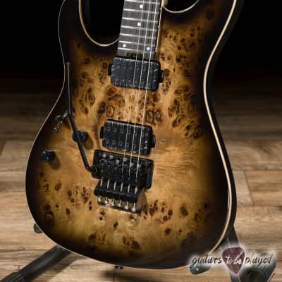 ESP E-II SN-II Left-Handed Burled Maple Top Guitar w/ Case – | Reverb