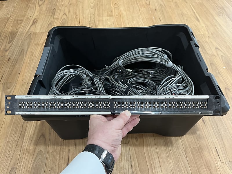 Switchcraft TT 96 point Patchbay, male & female XLR , BUNDLE | Reverb