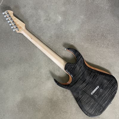 Bridge Builder Guitars Oxcart 7-string (Black Machine and | Reverb