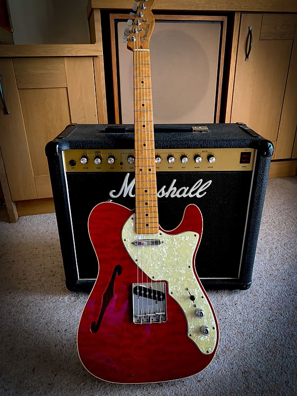 Fender Thinline Telecaster Masterbuilt Custom Shop QMT JW | Reverb