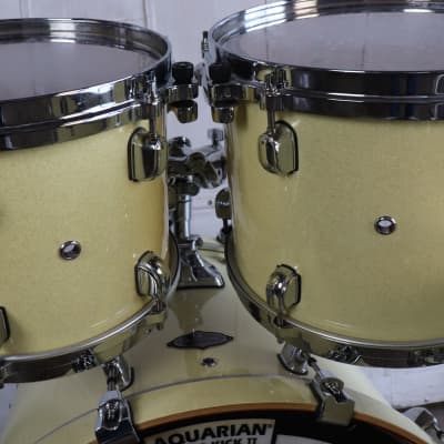 Tama StarClassic Birch Bubinga 4pc Drum Kit Set Antique White | Reverb