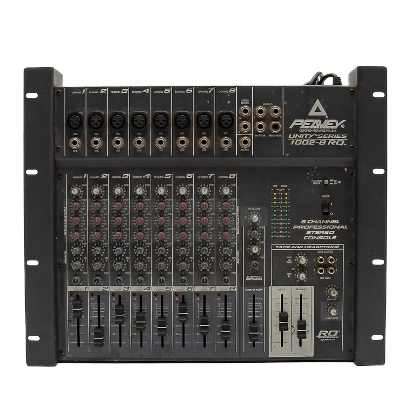 Peavey - Unity 1002-8 RQ R/M - Audio Mixer, x9155 (USED) | Reverb