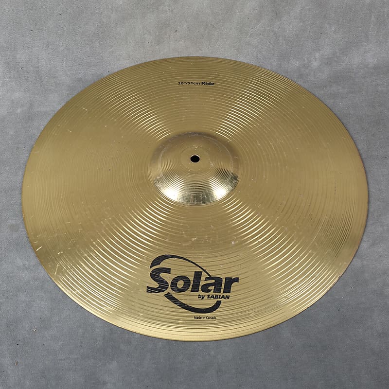 Sabian Solar 20″ Ride Cymbal - 2nd Hand | Reverb