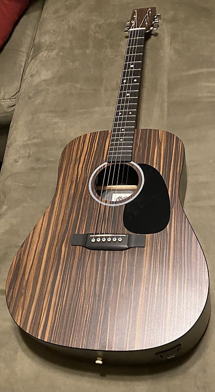 Martin X Series HPL Ebony Dreadnaught Acoustic | Reverb