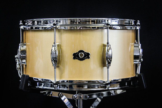 George Way 7x14 Studio Gloss Gold "Goldtop" Maple/Milkwood | Reverb