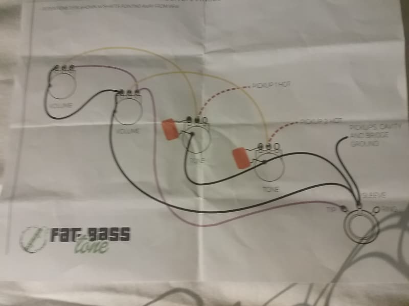 Fender Pre Wired Passive Bass controls 2000's - Natural | Reverb