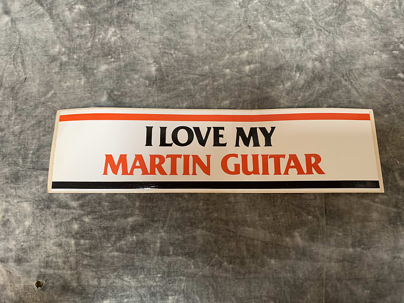 Martin Bumper Sticker 70’s-80’s | Reverb
