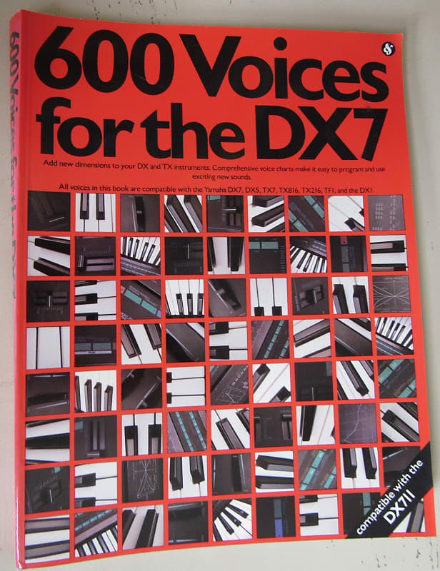 Amsco Publications 600 Voices for the DX7 1986 | Reverb