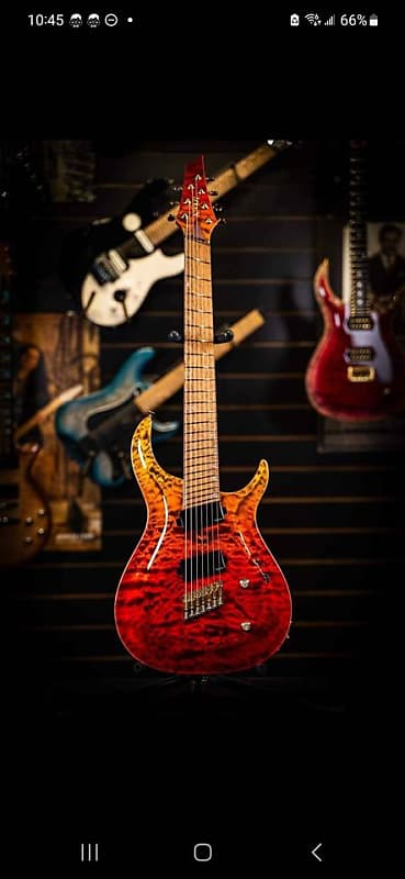 Kiesel Crescent 7 multiscale w/ Active Fishman Modern | Reverb UK