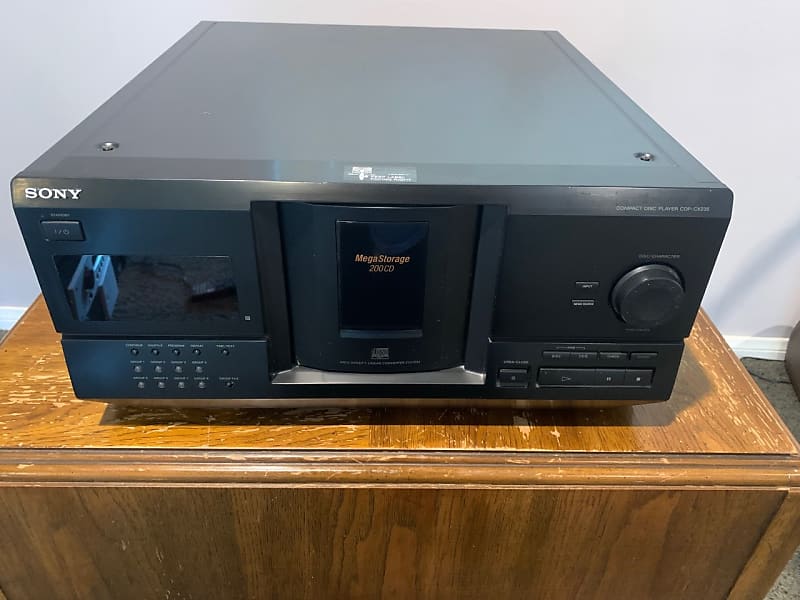 Sony CDP-CX235 CD Player 200 Multi Disc Changer Mega Storage | Reverb