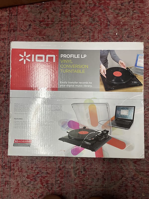 Ion Audio Profile LP Vinyl Conversion Turntable 2000’s | Reverb
