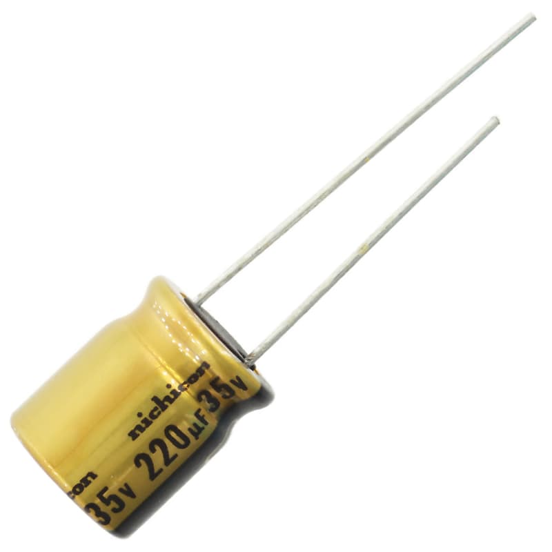 Nichicon UFW Audio Grade Electrolytic Capacitor, 220uF @ 35V, | Reverb Nichicon UFW Audio Grade Electrolytic Capacitor, 220uF @ 35V, | Reverb