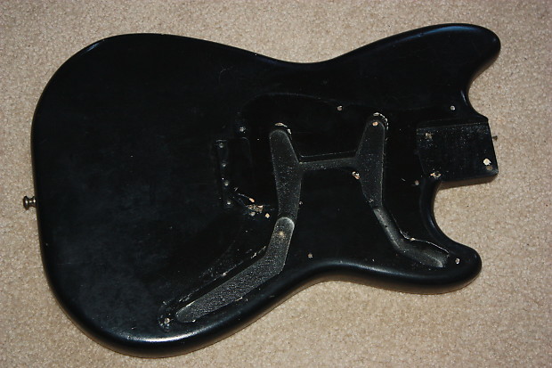 1957 1958 Fender Musicmaster Duo Sonic guitar body refinished | Reverb